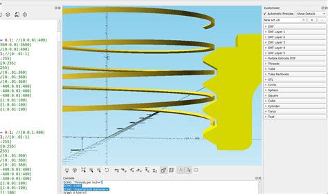D Part Design With Inkscape And Openscad Reverse Engineering Threads