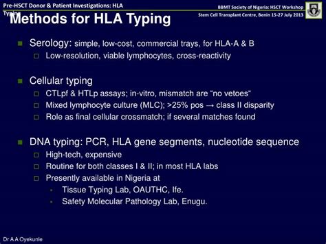 Hla Typing Class 1 And 2 At James Vanhorn Blog