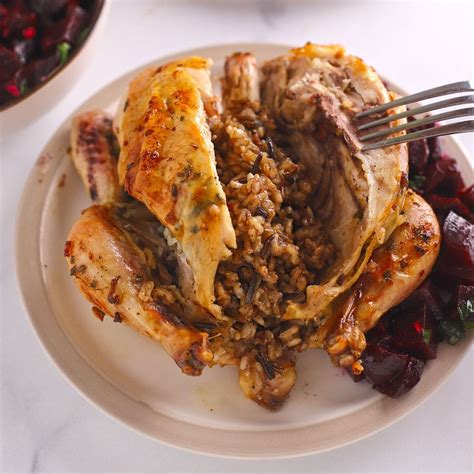 Stuffed Cornish Hens With Wild Rice Amiras Pantry