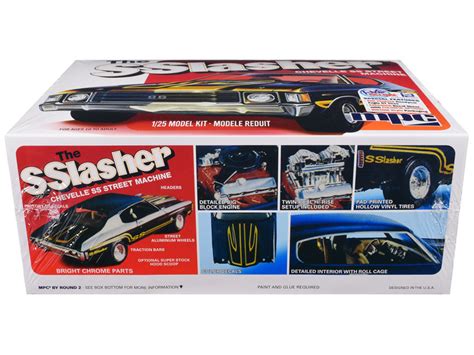 Skill 2 Model Kit Chevrolet Chevelle Ss Street Machine The Sslasher 1