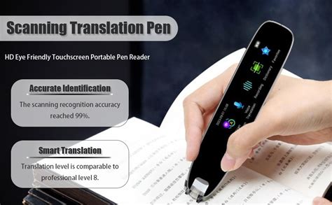 Amazon.com : Scan Translation Pen, Language Translator with HD Eye Friendly Touchscreen ...
