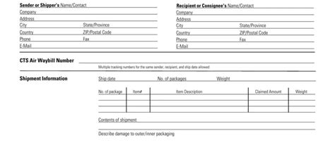 Fedex Form Claim Fill Out Printable PDF Forms Online