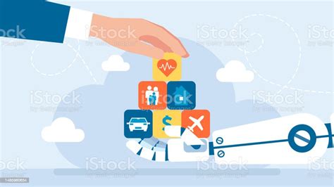 삶의 다양한 영역에서 인간과 인공 지능 간의 협력 인공 지능 지원 로봇 자동화 Ai를 통한 솔루션 찾기 미래 혁신 벡터 그림