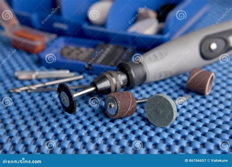 Small Drill For Craft Work Stock Image Image Of Craft Machine 86766657