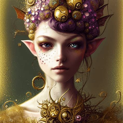 Fantasy Elf Portrait · Creative Fabrica