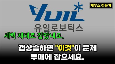 유일로보틱스 주가 전망 세력이 투매를 이용하는 이유 이러니 개미는 손절 할 수 밖에 유일로보틱스 유일로보틱스주가 유일로보틱스주가전망 Youtube