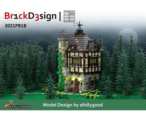 Lego Moc Medieval Cottage By Br1ckd3sign Rebrickable Build With Lego