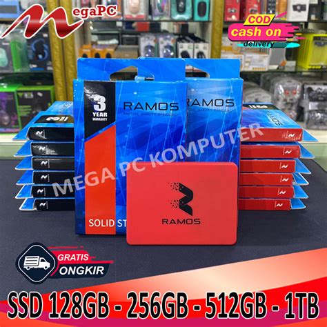 Jual SSD 128GB 256GB 512GB 1TB SATA III Ramos Garansi 3 Tahun Shopee Indonesia