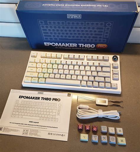 Epomaker TH80 Pro Wired Gaming Mechanical Keyboard Review