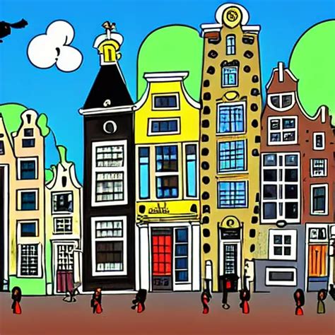 Amsterdam In The Style Of Herge Stable Diffusion Openart