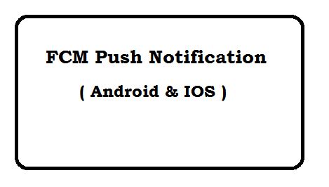 FCM Push Notification Example Web Technology Experts Notes