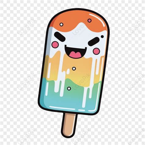 여름 아이스 캔디 재미 패턴푸른여름날귀엽다