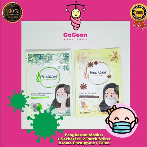 Jual Stiker Sticker Pengharum Masker Freshcare Fresh Care Patch Telon