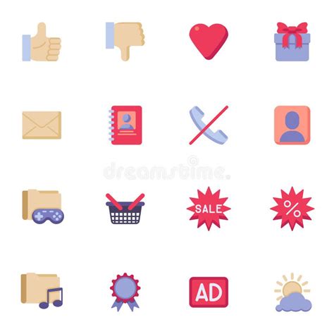 Ui Filled Outline Icons Set Stock Illustration Illustration Of Dismiss Pictogram 270913687