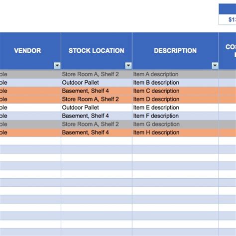 Basic Stock Control Spreadsheet For Free Excel Inventory Templates With