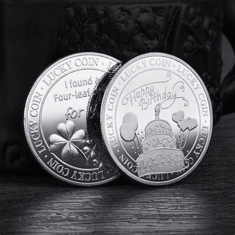 Custom Commemorative Coins Manufacturer Happy Birthday Silver Gold
