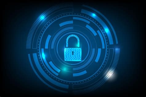 Premium Vector Padlock With Keyhole Icon In Personal Data Security Cyber Data Or Information