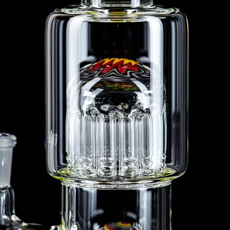 14mm Mini 713 Arm Perc With Reversal Sections By Toro Glass Smoke Atx