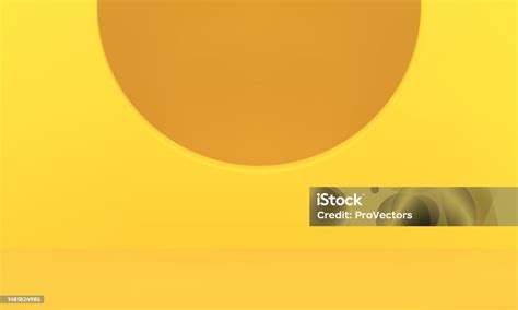 노란색 3d 쇼케이스 반원 구멍 기하학적 스튜디오 배경 제품 성능 벡터 0명에 대한 스톡 벡터 아트 및 기타 이미지 0명 3차원 형태 Performing Arts