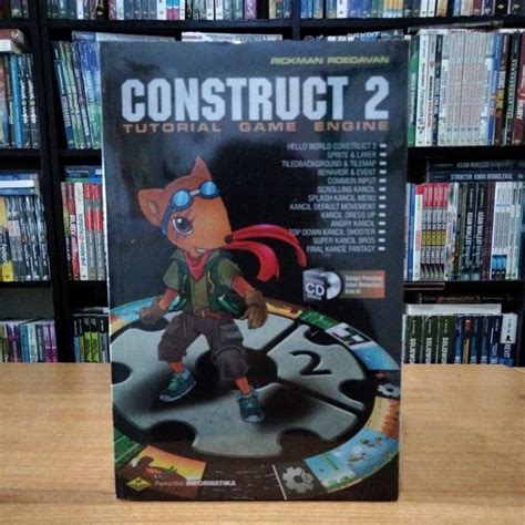 Jual TERMURAH BUKU CONSTRUCT 2 TUTORIAL GAME ENGINE CD Indonesia