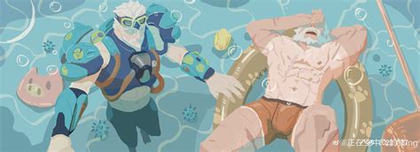 Reinhardt Overwatch Scuba Sigma Sigma Overwatch Overwatch Absurdres Artist Request