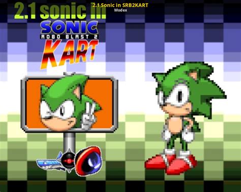 2 1 Sonic In Srb2kart Mod For Sonic Robo Blast 2 Kart Srb2k Mods