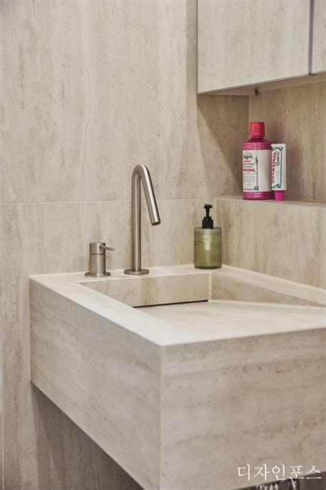 부천 상동 진달래마을 효성아파트 안방욕실 인테리어 트라버틴 타일로 완성한 고급스러운 욕실 네이버 블로그