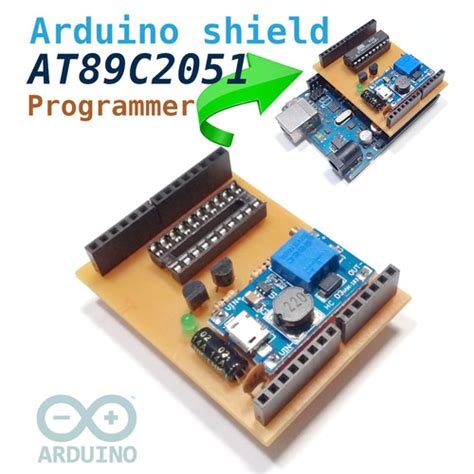 Jual Programmer Ic At89c2051 At89c4051 Downloader Arduino Uno