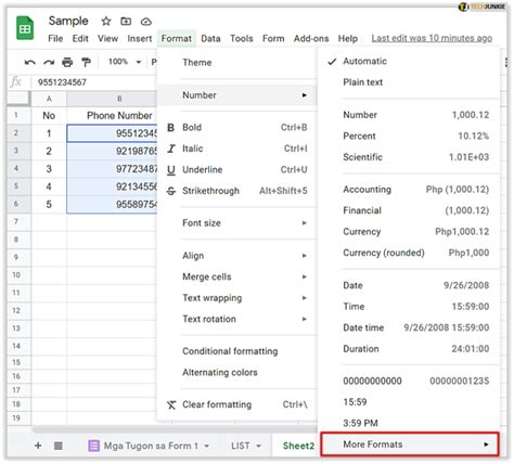 How To Prevent Google Sheets From Deleting Leading Zeros Tech Junkie