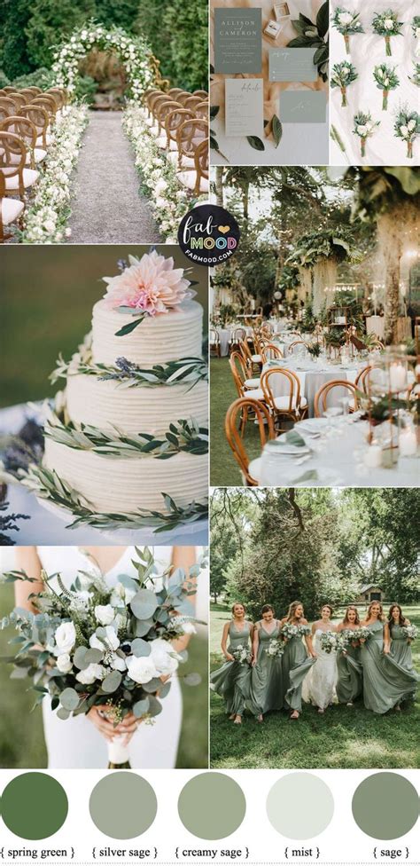 Color Combos Sage Green Wedding Colors Sage Green Wedding Theme
