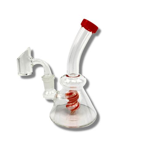 Lollipop Perc Dab Rig And Bong Candy Swirl 16cm The Bong Baron