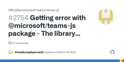 Getting Error With Microsoftteams Js Package The Library Has Not Yet Been Initialized