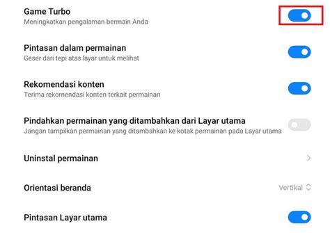 Cara Menggunakan Game Turbo Di Xiaomi Dengan Mudah