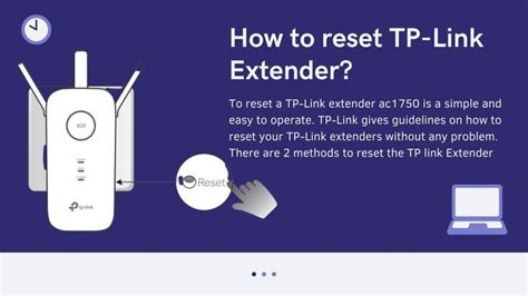 How To Reset TP Link Extender In Tp Link Reset Business Networking