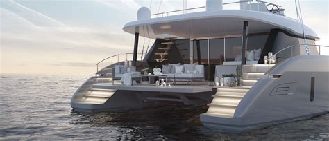 双体船帆船游艇 50 Sunreef Yachts 包船租赁 尾部开放式 飞桥