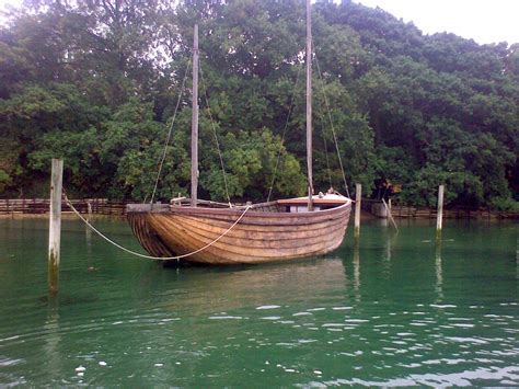 A Sussex Beach Boat Rigged For Sailing