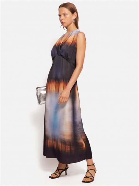 Modern Tie Dye Dress Multi Jigsaw