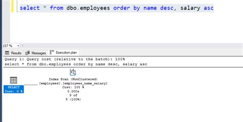 clustered index sql the ocean
