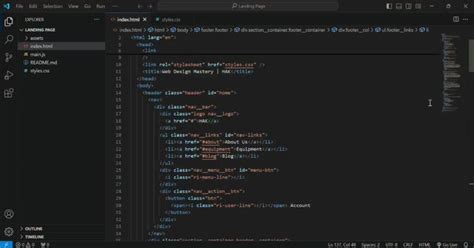 Harish Aravind Kumar N S On Linkedin Codsoft Webdevelopment Landingpage Internship Html Css
