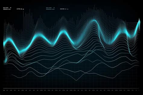 Premium Photo Data Visualization Dynamic Wave Pattern Vector