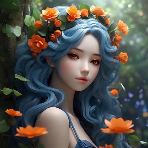 Premium Photo 3d Portrayal Of An Anime Girl Embodying The Essence Of