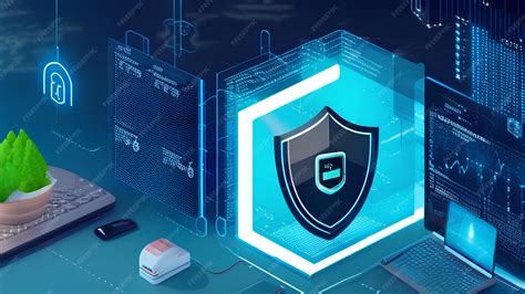 Premium Ai Image Cybersecurity And Data Protection Illustrate A Scene