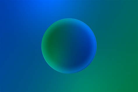 円形の青と緑の背景の写真 Unsplashの壁紙の無料画像