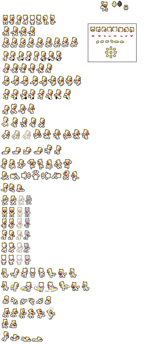 White Tanooki Mario Sprite Sheet Complete By Davitheanimator227 On