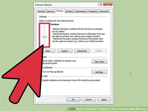 8 Ways To Enable Cookies In Your Internet Web Browser Wikihow