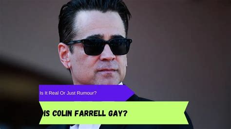 Is Colin Farrell Gay Exploring The Truth Behind The Stars Sexuality