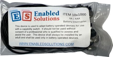 Battery Interrupters For Special Needs Toys Aaaaa Batteries 10 Pack