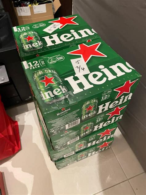 Heineken Lager Beer 24 Cans X 330ml Imported From Holland Food