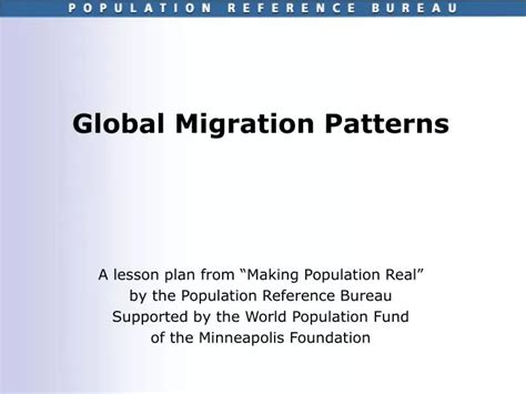 Ppt Global Migration Patterns Powerpoint Presentation Free Download