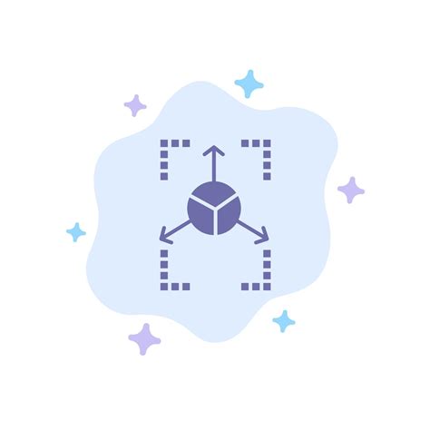 Prototype Grid Database Chart Blue Icon On Abstract Cloud Background